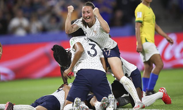 Women World Cup: France Avoid Upset in Extra-Time Victory Over Brazil ...