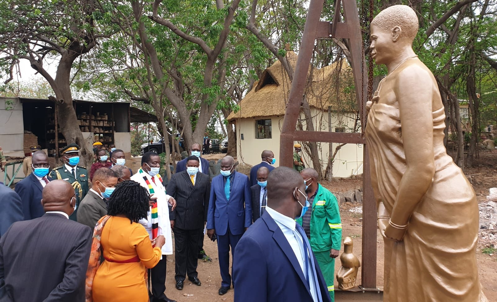 Zimbabwe Begins Immortalizing Freedom Fighters, Unveils Nehanda Statue ...