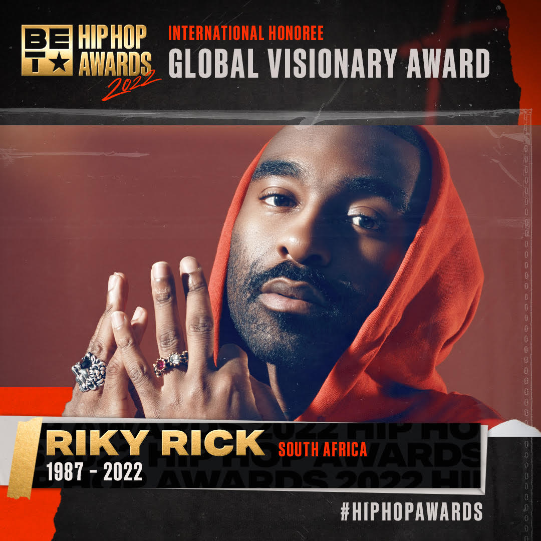 BET Hip Hop Awards Honour South African Pioneer Riky Rick Posthumously ...