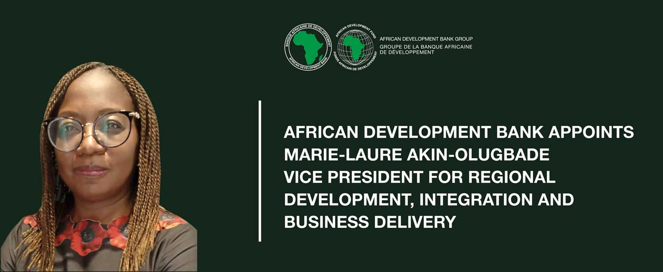 AfDB Appoints New Vice President For Regional Development, Integration ...