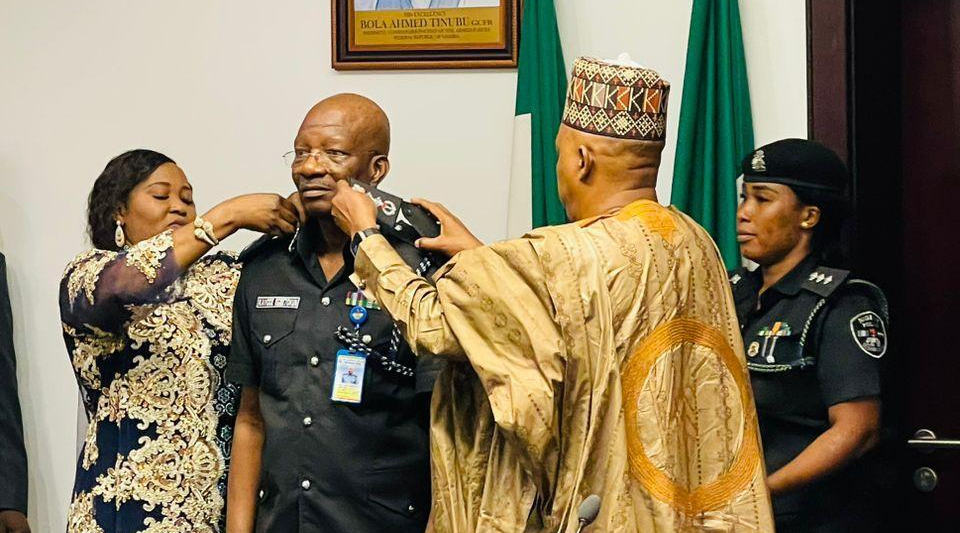 Vice President Shettima Decorates New Acting IGP, Kayode Egbetokun ...